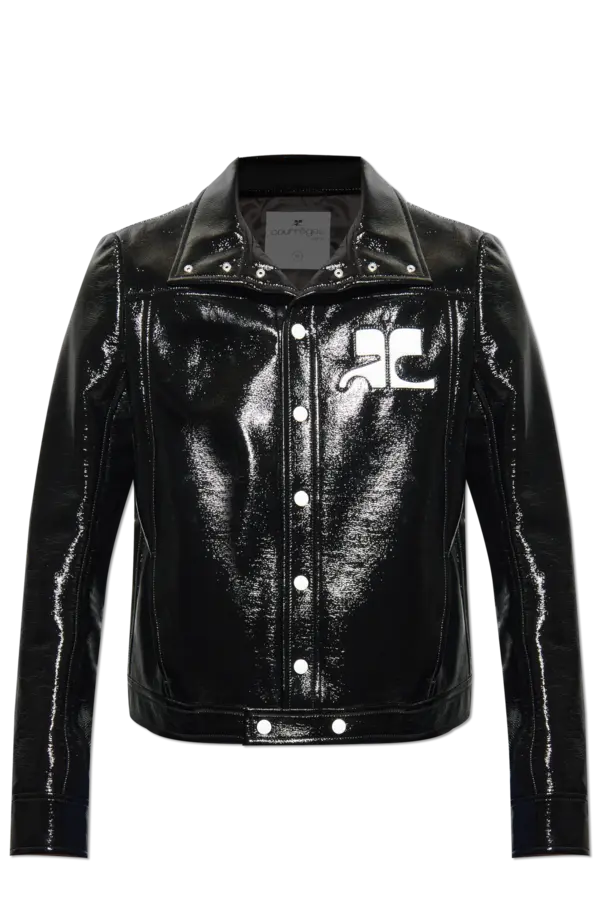 COURREGES Logo Jacket - Black