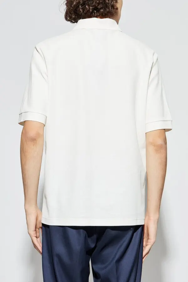 Giorgio Armani Cotton Polo - White