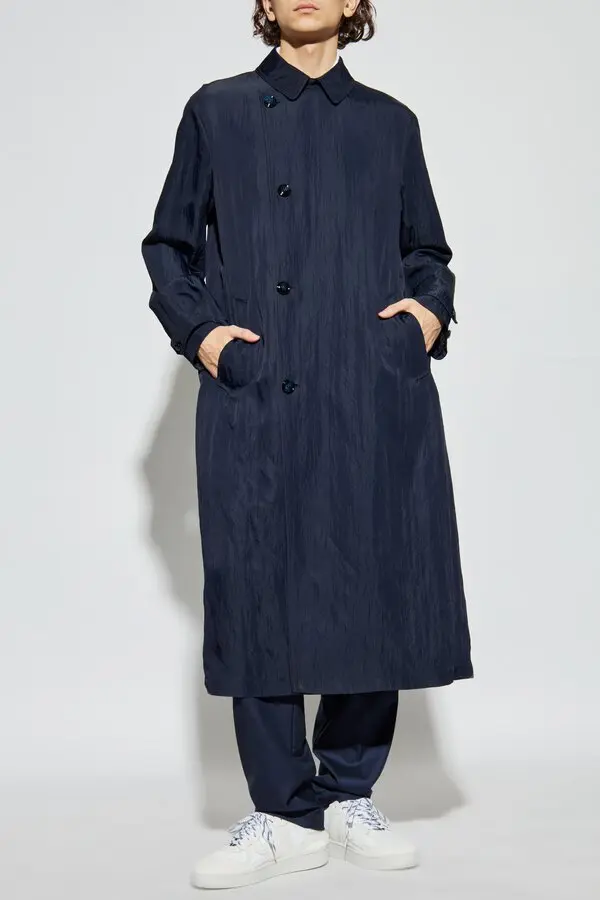 Giorgio Armani Ruched-effect Trench Coat