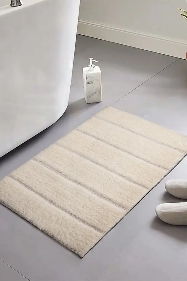 GAURI KOHLI Riga Bath Mat - Ivory