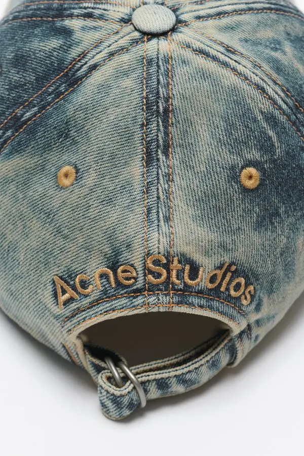 Acne Studios Denim Cap - Mid Blue