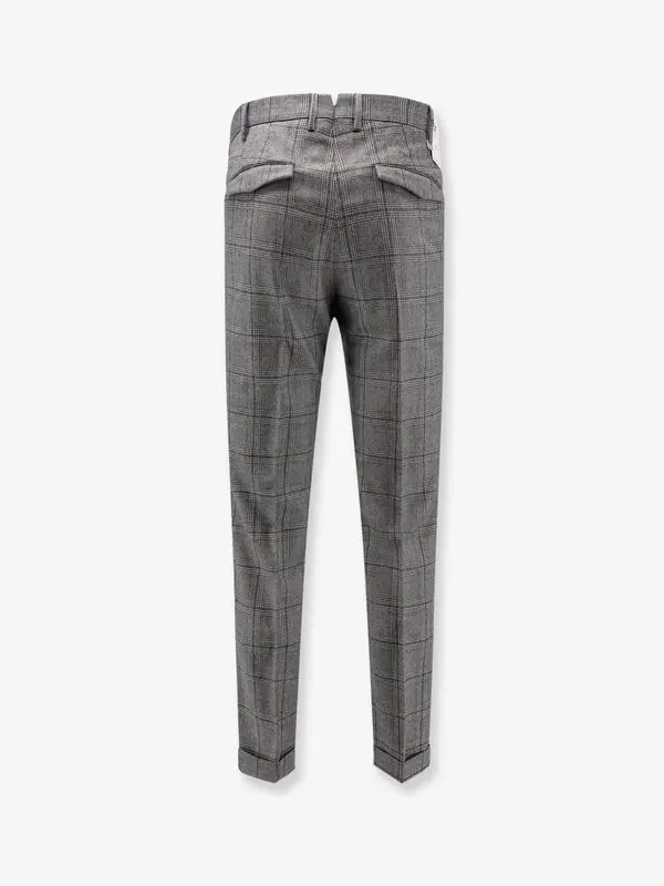 PT TORINO Madras Virgin Wool Trousers