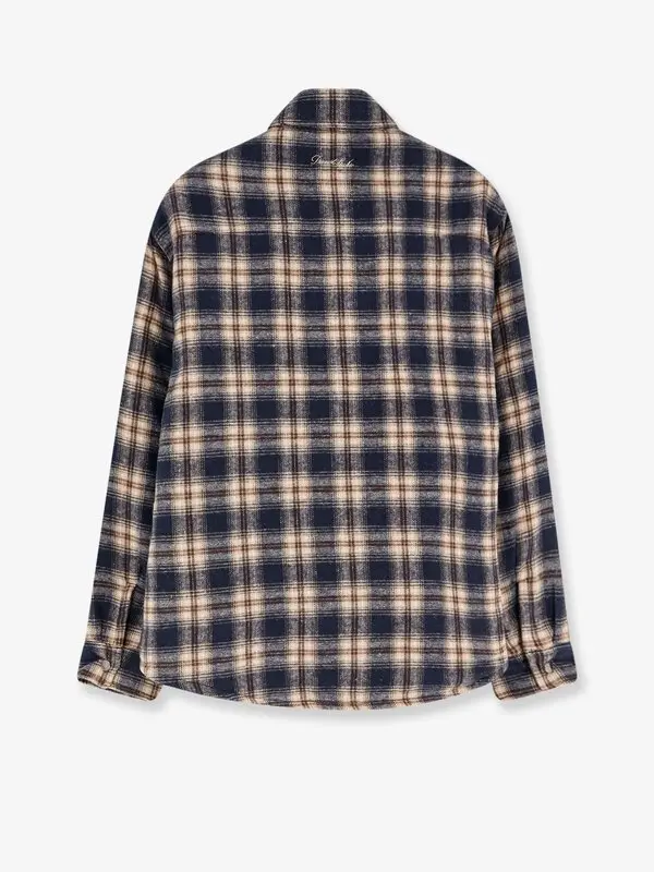 DUNST Madras Pattern Flannel Jacket