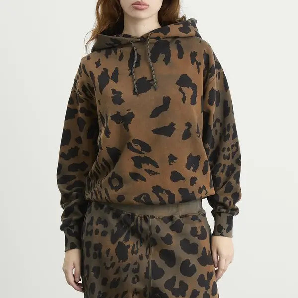 Aries Leopard Tie Dye Hoodie
