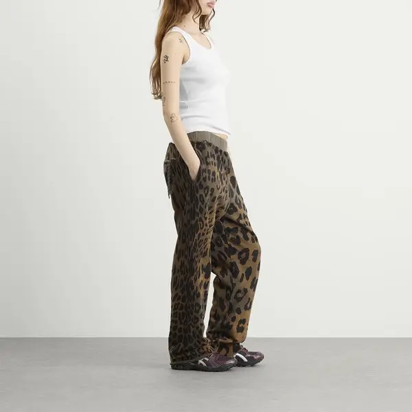 Aries Leopard Tie Dye Straight Sweatpants
