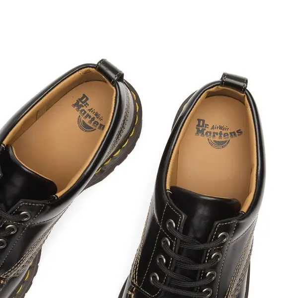 Dr. Martens Lowell Leather Shoes - Black Analine