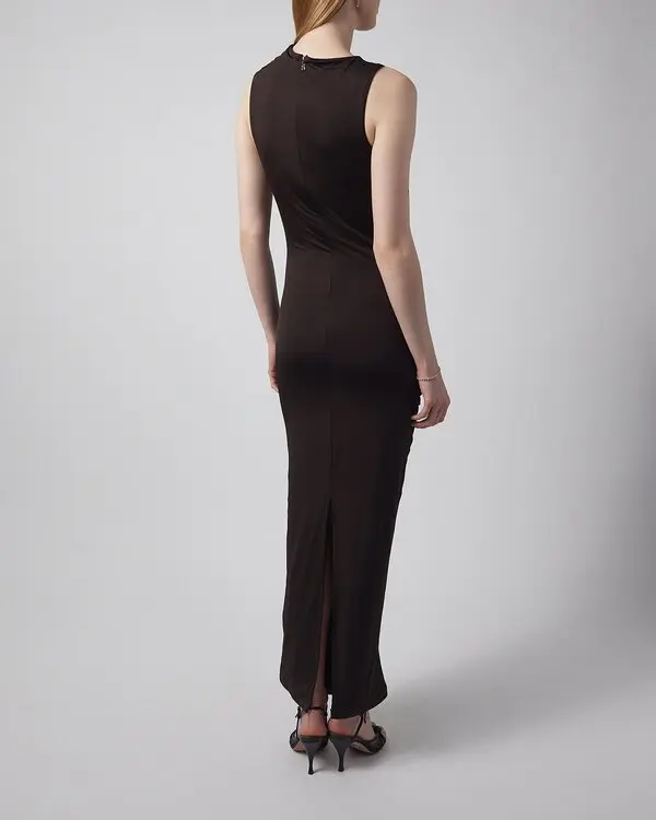 ROTATE BY BIRGER CHRISTENSEN Ruched Midi Dress