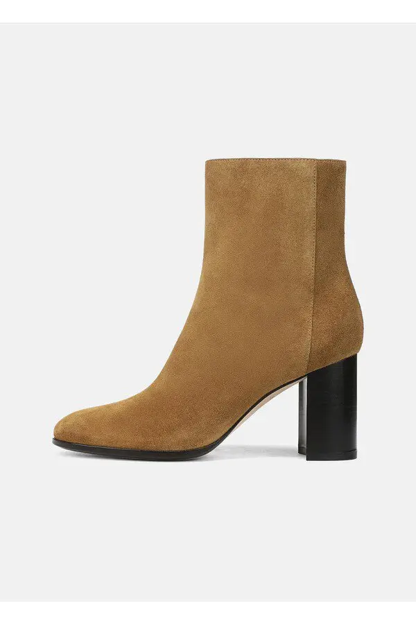 Vince Elora Suede Ankle Boots - Red