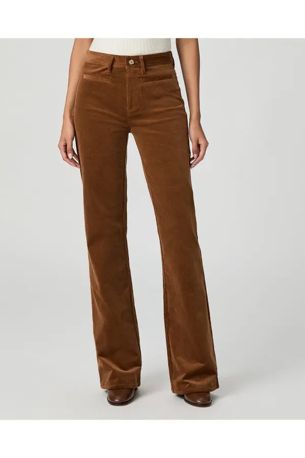 Paige Leenah Wide Leg Pant - Brown
