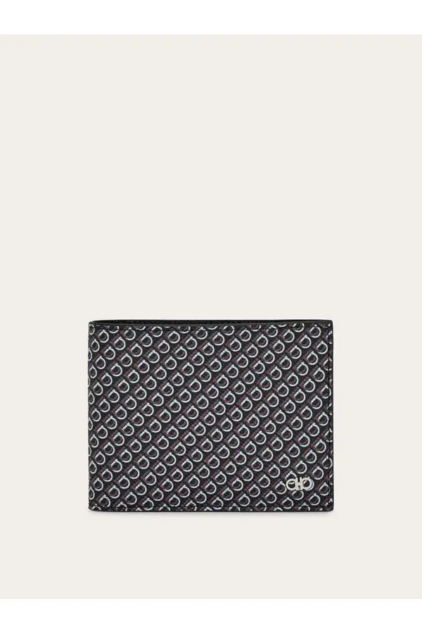FERRAGAMO Gancini Wallet - Black