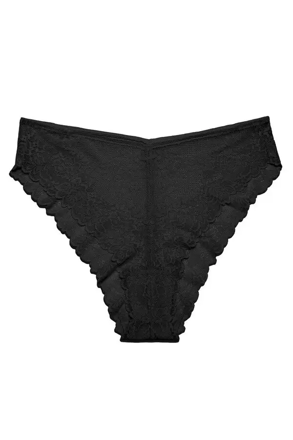 Natori Heavenly High Cut Bikini - Black