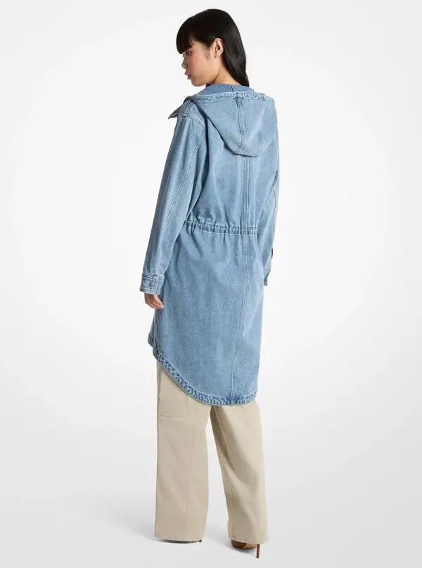 Michael Kors Hooded Denim Parka
