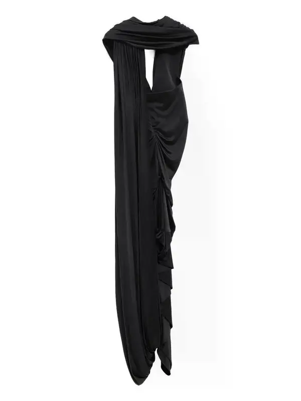 Loewe Knotted-detail Draped Dress