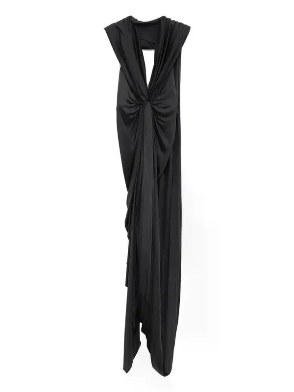 Loewe Knotted-detail Draped Dress