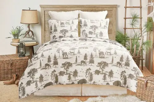 C&F HOME Henderson Hideaway Cotton Quilt Set Reversible And Machine Washable
