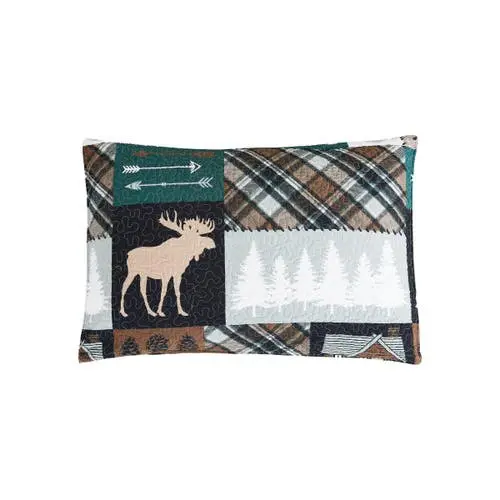 C&F HOME Fletcher Forest Rustic Lodge Cotton Quilt Setreversible And Machine Washable