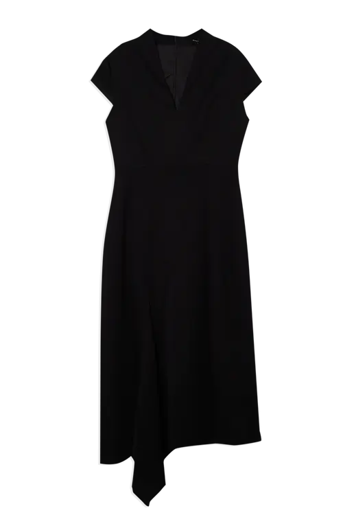 Karen Millen Ponte V-neck Midi Dress