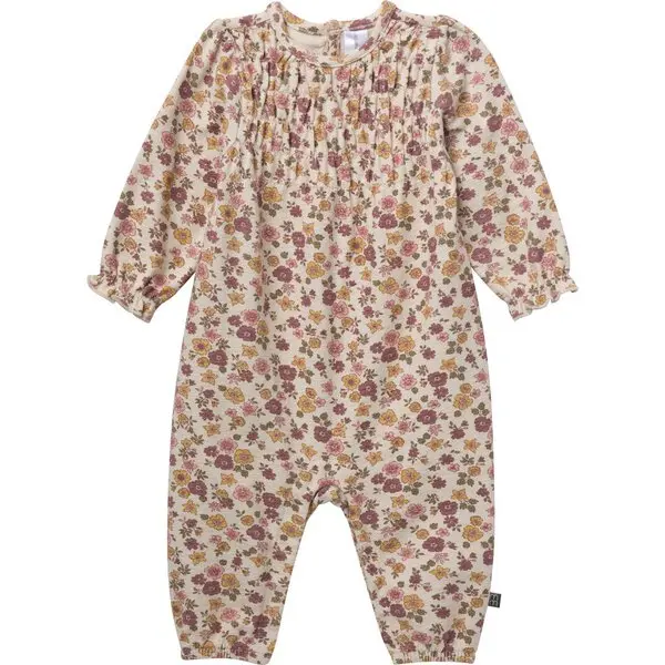 MODERN MOMENTS™ BY GERBER Smocked Long Leg Romper - Rainy Day Floral
