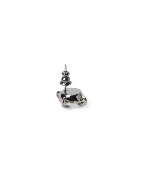 Off-White Round Mono Earring