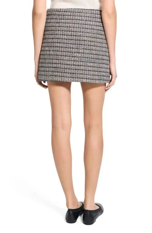 Theory Tweed Miniskirt