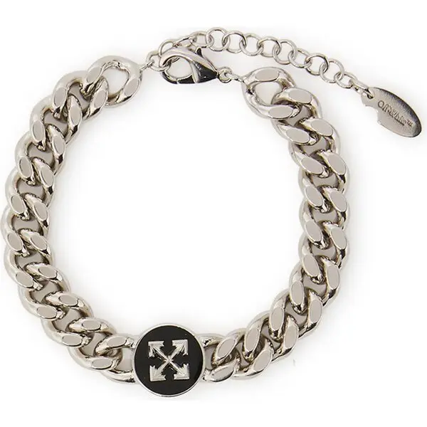 Off White Arrow Bracelet - Silver