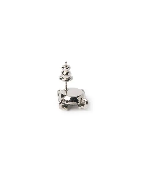 Off-White Round Mono Earring