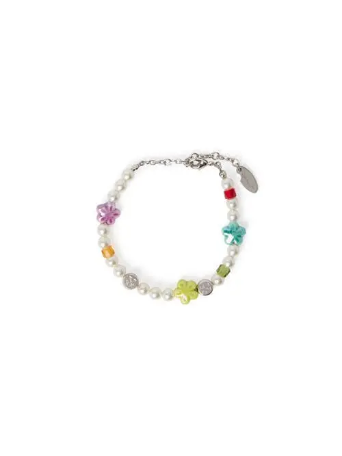 Off-White Arrow Pearl & Beads Bracelet
