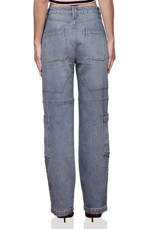 Avec Les Filles Straight Leg Carpenter Jeans