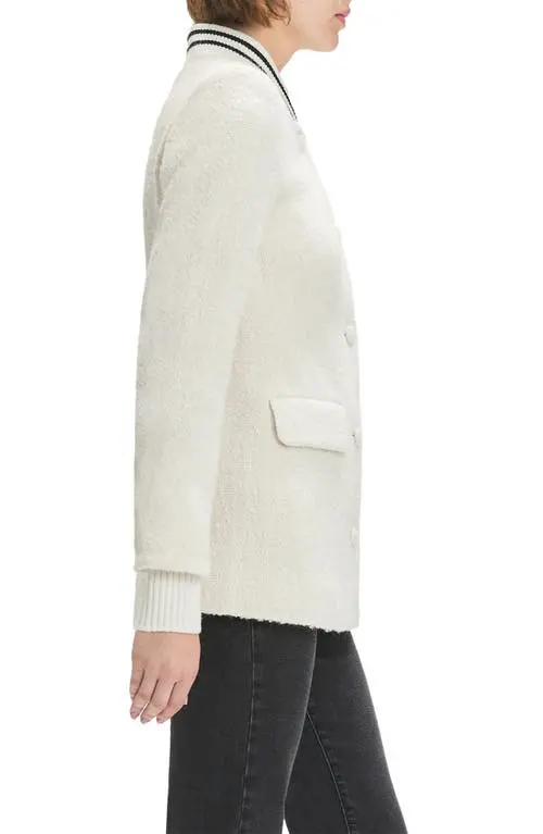 FAVORITE DAUGHTER Varsity Bouclé Blazer