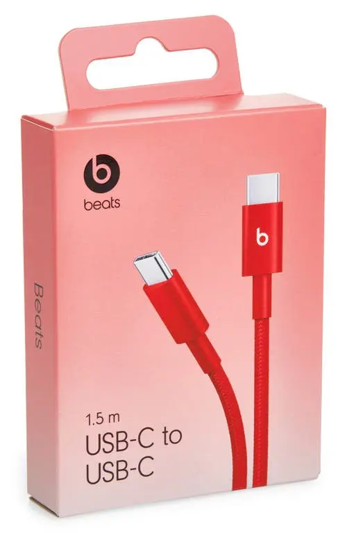 BEATS BY DR. DRE™ Usb-c To Usb-c Woven Cable - Rapid Red
