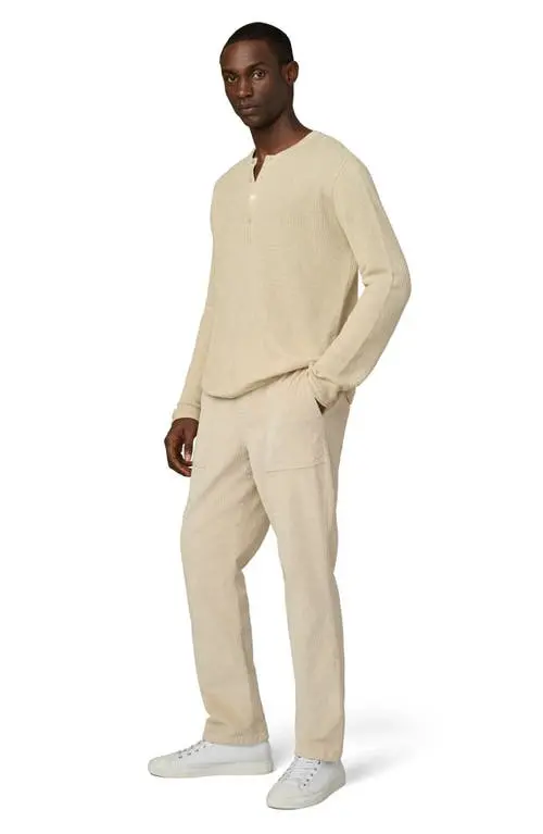Joe's Jeans Cotton And Linen Henley Sweater