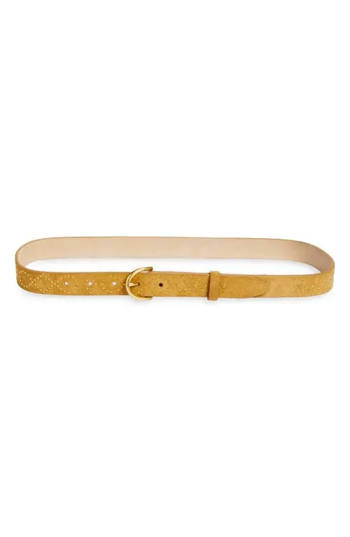 Rag & Bone Maise Studded Leather Belt - Camel