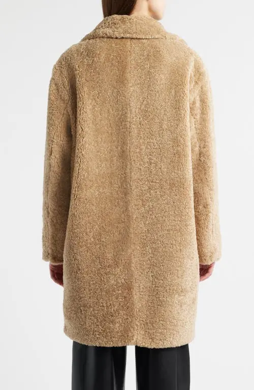 BOSS Faux Shearling Oversized Coat