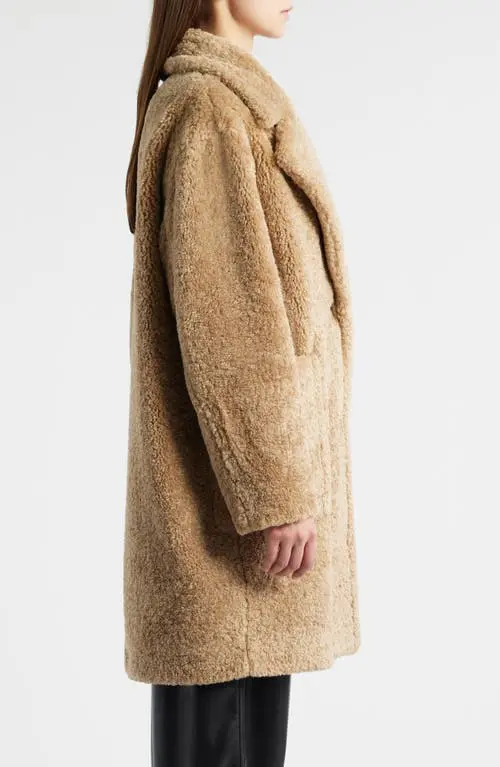 BOSS Faux Shearling Oversized Coat