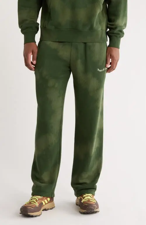 MUSEUM OF PEACE & QUIET Wordmark Tie Dye Sweatpants