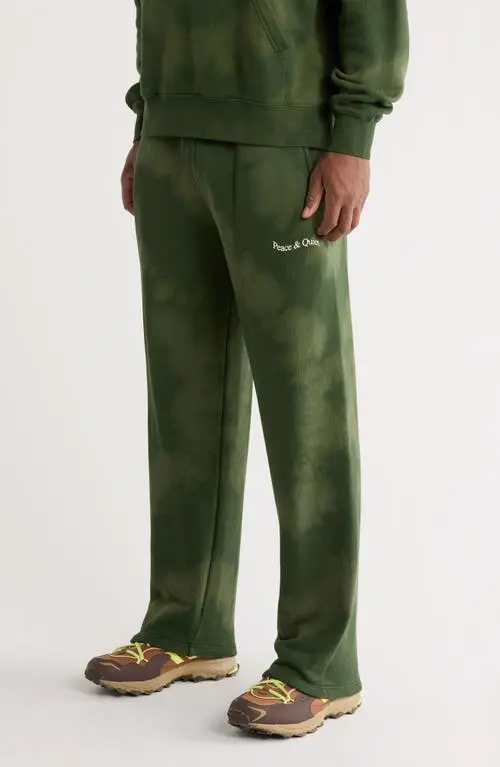 MUSEUM OF PEACE & QUIET Wordmark Tie Dye Sweatpants