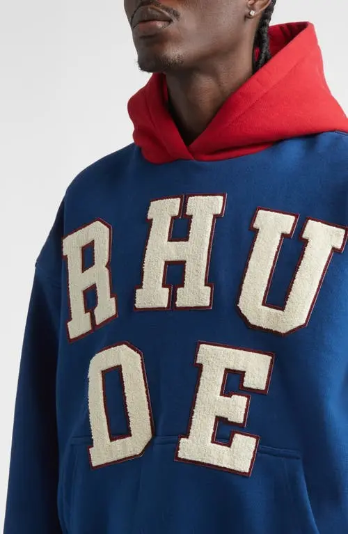 Rhude Chenille Logo Patch Hoodie