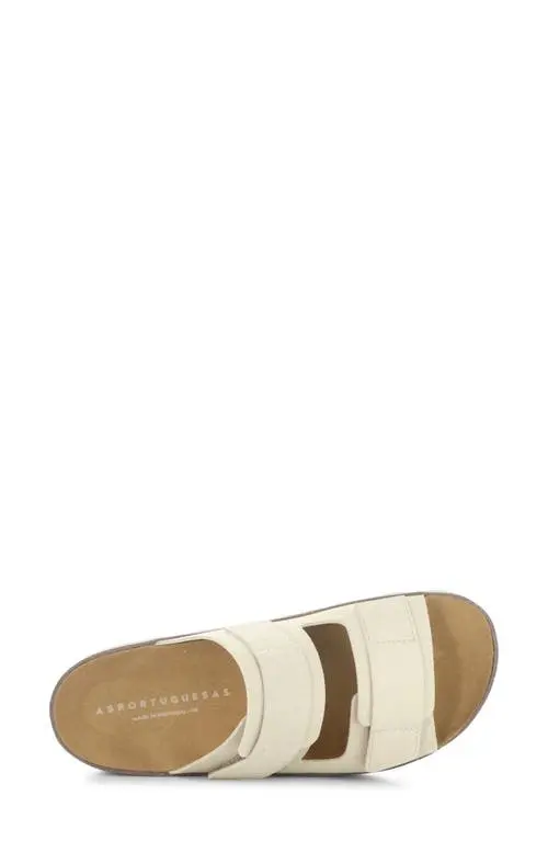Fly London Cleek Platform Slide Sandal - Nude