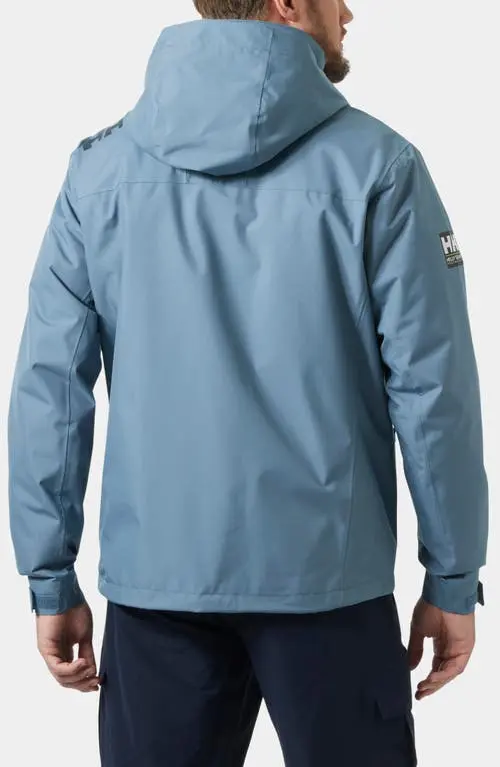 Helly Hansen Hooded Waterproof Sailing Midlayer Jacket - Washed Navy