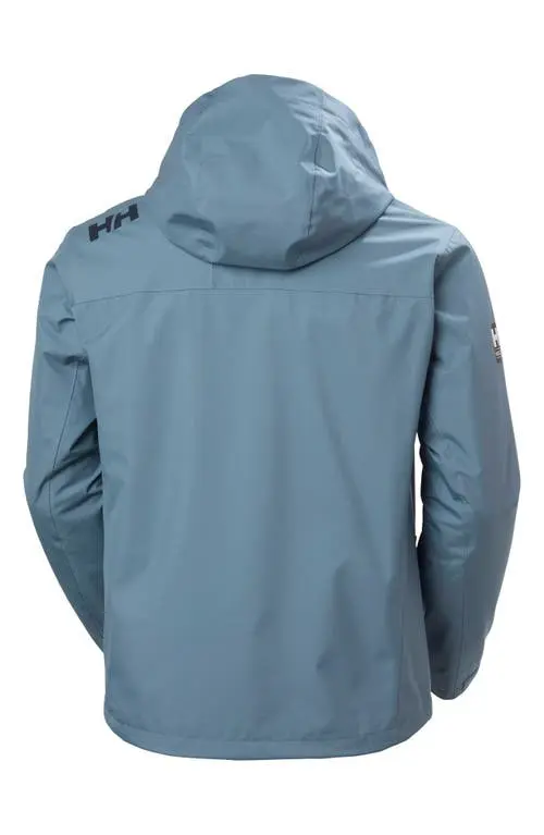 Helly Hansen Hooded Waterproof Sailing Midlayer Jacket - Washed Navy