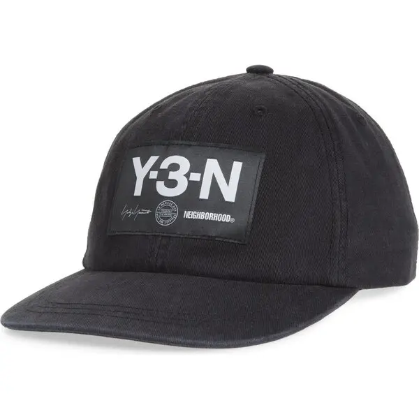 Y3 X Neighborhood Baseball Cap - Black