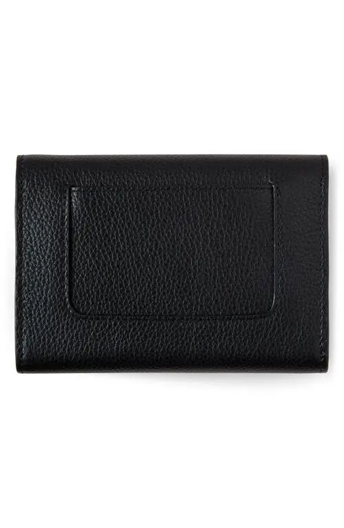 Mulberry Snap Leather Wallet - Black