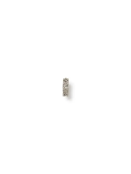 Off-White Arrow Hoop Mono Earring - Silver
