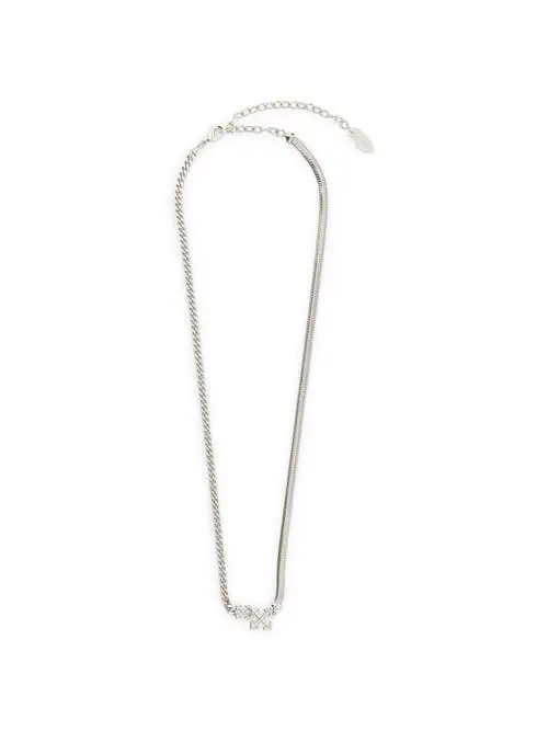 Off-White Double Arrow Necklace