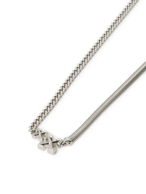 Off-White Double Arrow Necklace