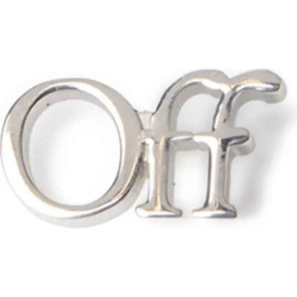 Off-White Logo Mono Earring