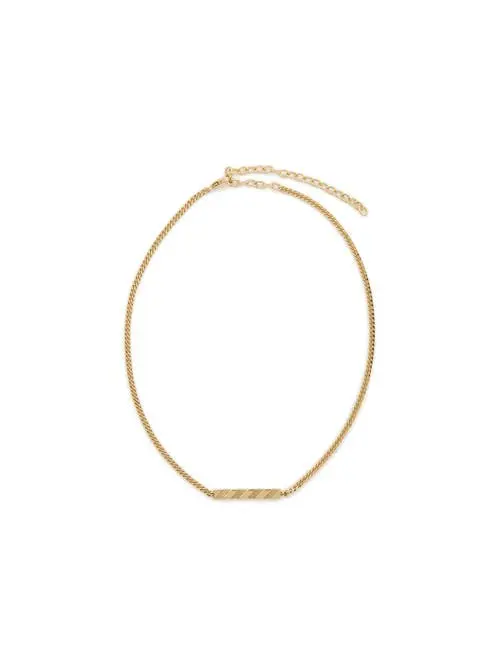 Off-White Diag Necklace - Gold