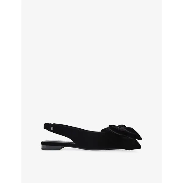 Kurt Geiger Sophia Velvet Mules - Black