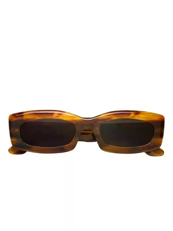 RETROSUPERFUTURE Zaga Tangeri Rectangle-frame Sunglasses - Brown