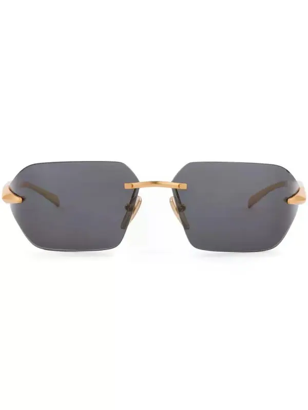 Prada Rimless Sunglasses - Black